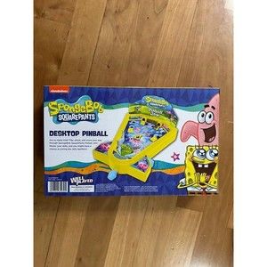 Hasbro | Games | Spongebob Squarepants Desktop Pinball Game | Poshmark